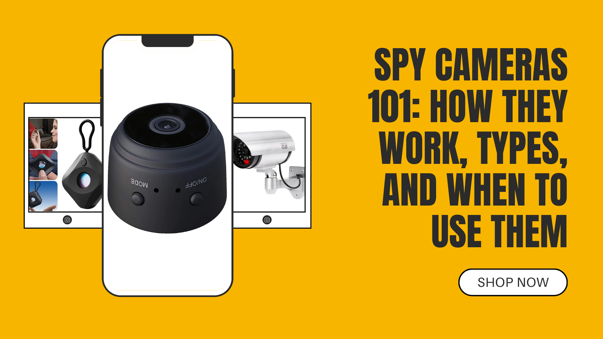 Spy Cameras 101: How they work, types, and when to use them